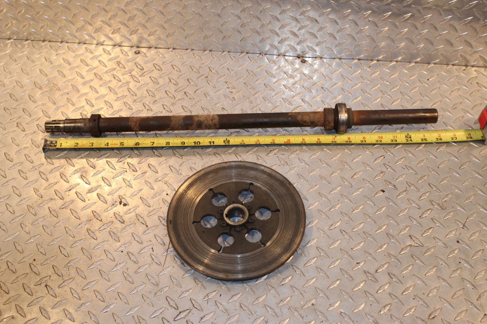 90 arctic cat jackshaft w/ brake rotor prowler 440 | eBay