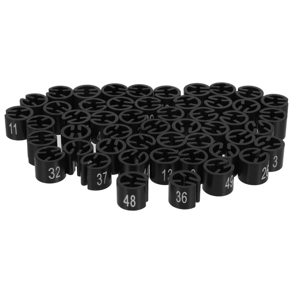 50Pcs Clothing Hanger Number Tags Number Garment Clothing Hanger Tags ...