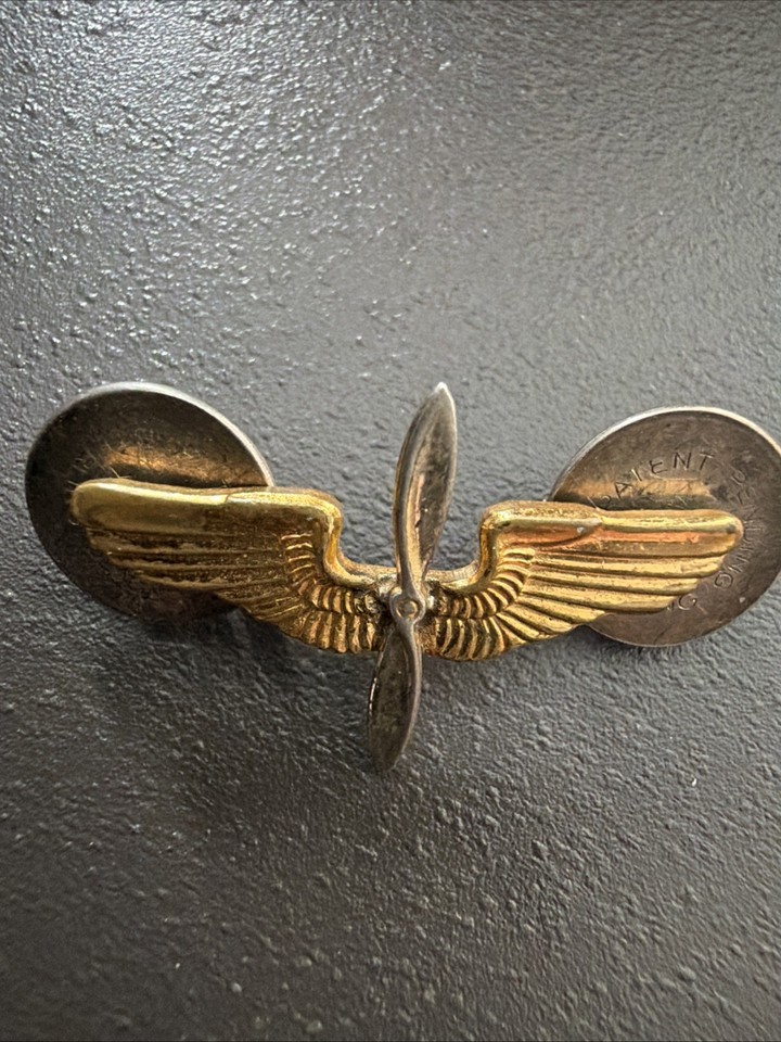 Original WW2 US Army Air Force Patches Rank Bars Pins Pilot Log ...