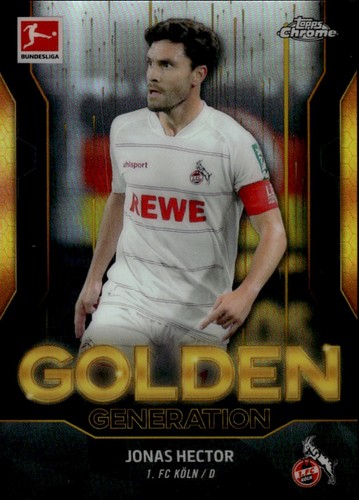 2021-22 Topps Chrome Bundesliga Golden Generation #GG-JH Jonas Hector 1 ...