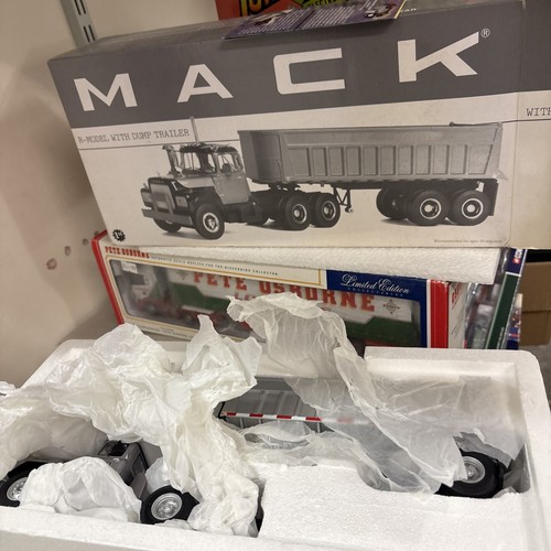 FIRST GEAR MACK R-MODEL TRACTOR with dump TRAILER NEW in BOX. | eBay