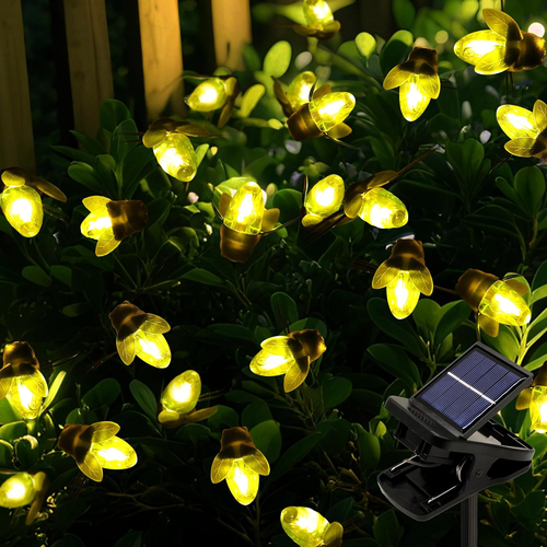 Solar Powered Firefly Lights Bugs, 19.6FT 30 LED Solar Fireflies ...