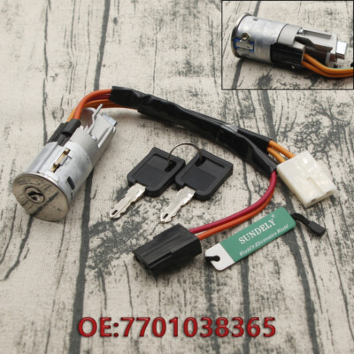 IGNITION STARTER SWITCH LOCK BARREL KEYS FIT RENAULT MASTER MK2 ...