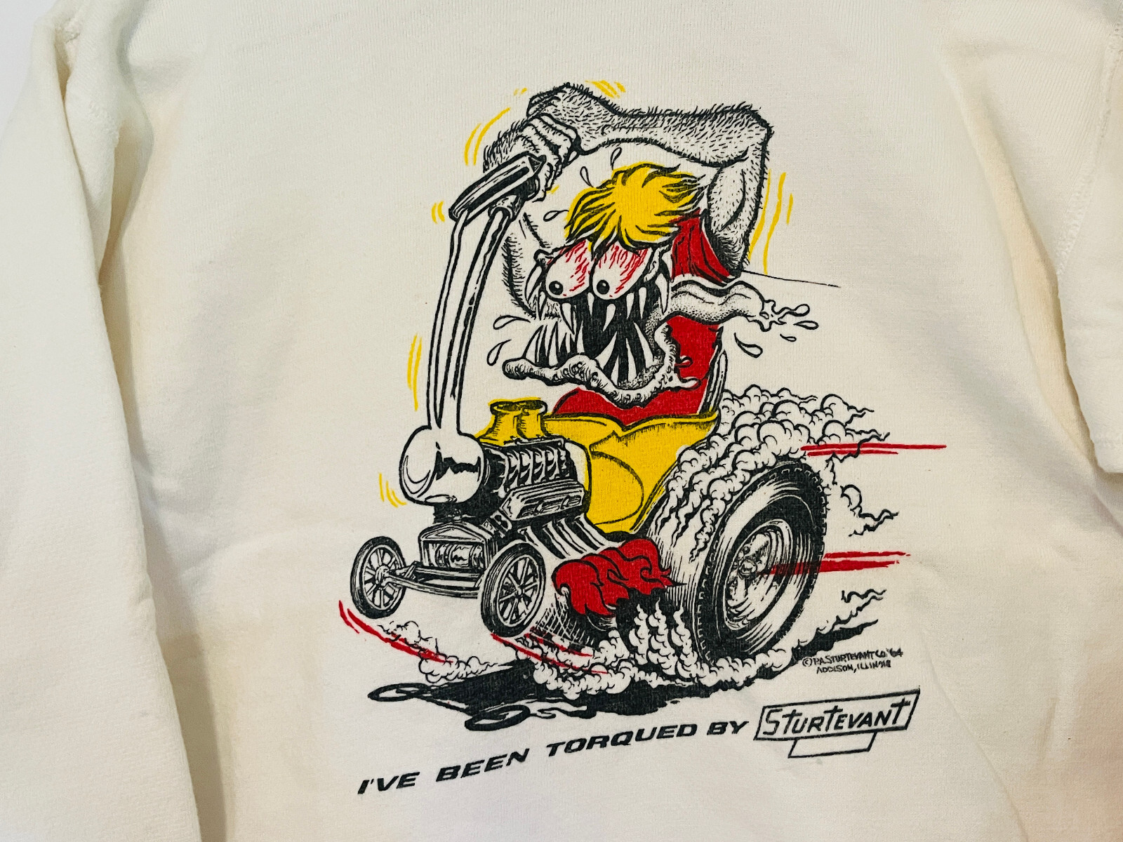 Rare, Original 1964 ED ROTH-STYLE HOT ROD Sweatshirt … - Gem