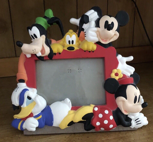 Vintage 3D disney picture frame Mickey, Minnie, Donald, Pluto, Goofy | eBay