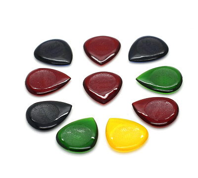 10 Small Stubby Guitar Picks Plectrum Acoustic Electric Bass 3mm ...