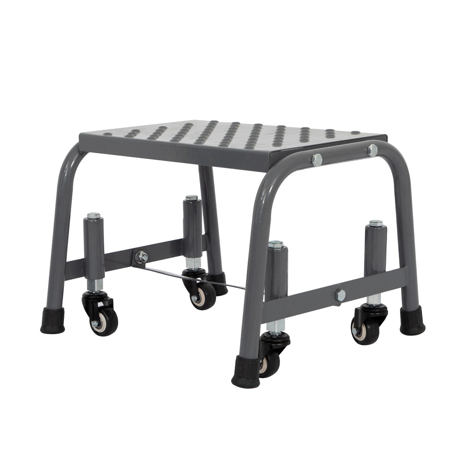 1 Step Steel Rolling Ladder Footstool Multifunctional and Portable ...