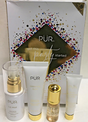 PÜR Sweet 16 Get This Party Started Kit Gold Peel-Off Mask Primer & Lit ...