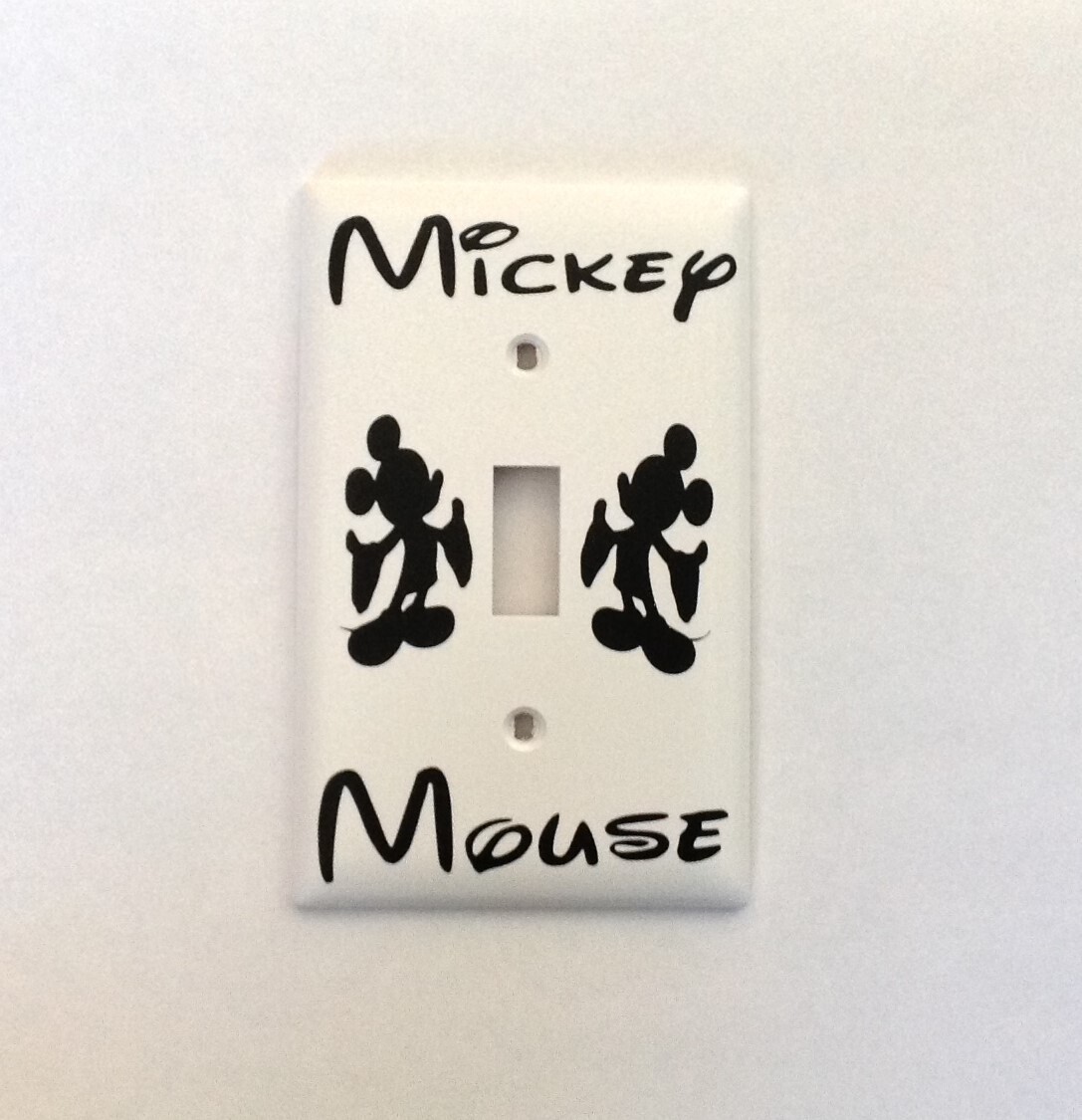 Mickey Mouse Switch plate cover | eBay