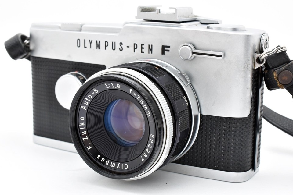 [Exc+5 w/ Case] OLYMPUS PEN-FT 35mm Half Flame Film Camera 38mm F1.8 ...