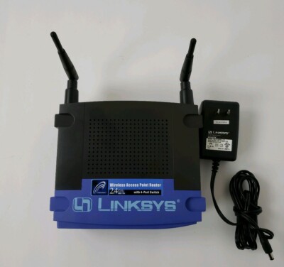 LINKSYS WIRELESS ACCESS POINT BROADBAND ROUTER 2.4 GHz (802.11B) Model ...