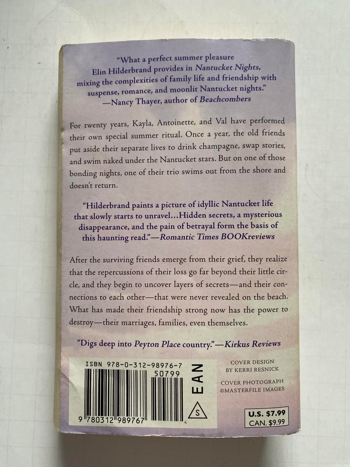 Nantucket Nights - Mass Market Paperback By Hilderbrand, Elin a novel ...