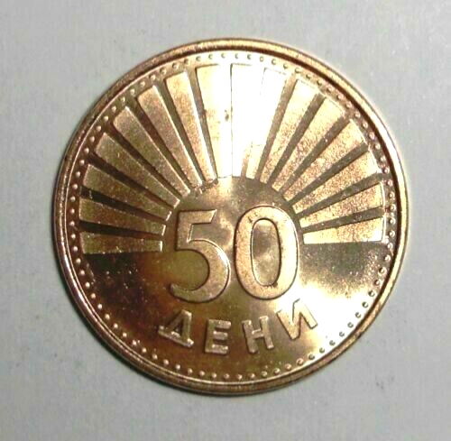 1993 Macedonia 50 deni Coin Seagull Bird Animal Wildlife | eBay