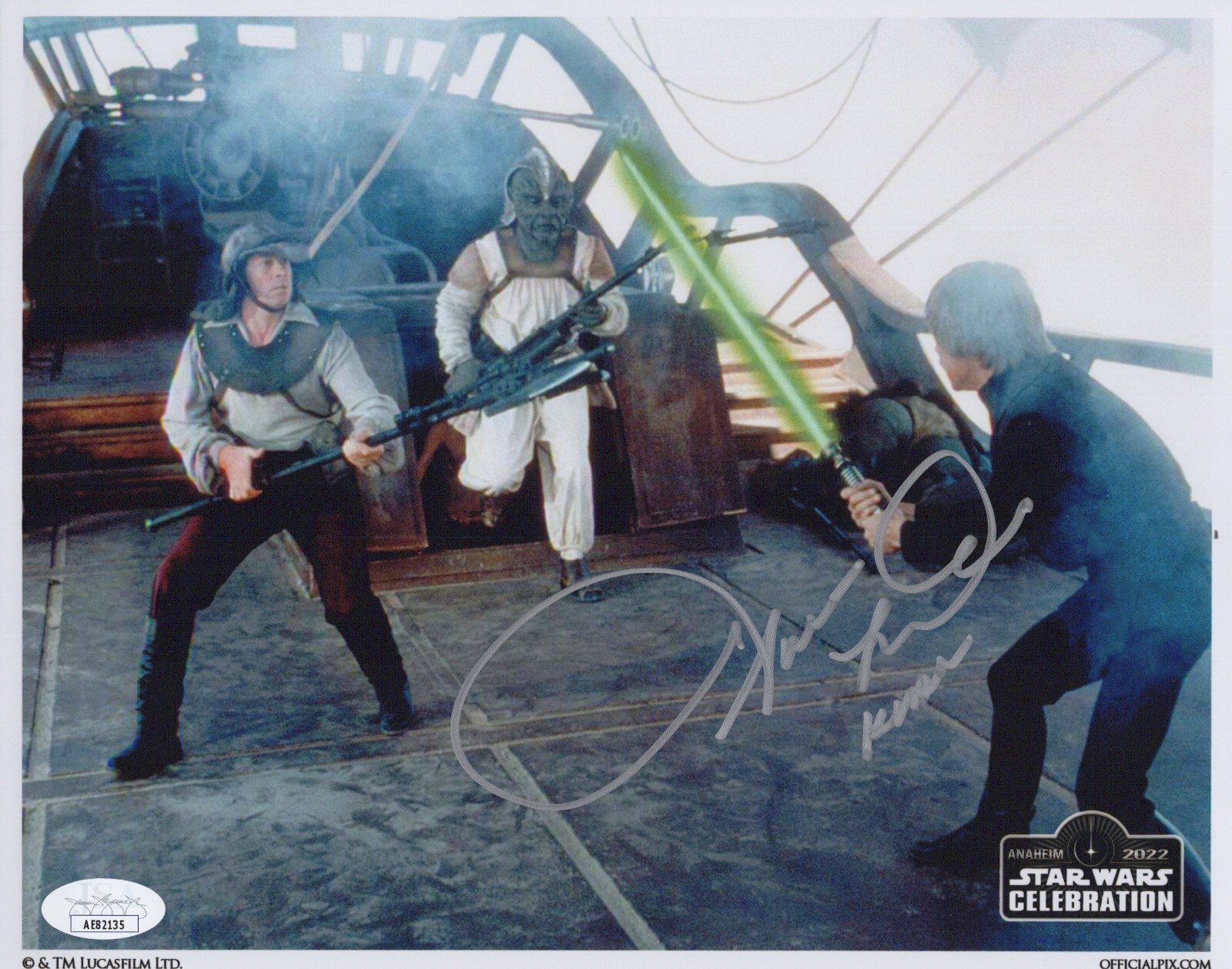 Star Wars Celebration Official Pix- Julius LeFlore signed Klaatu 8x10 ...