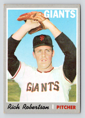 1970 Topps Card, #229 Rich Robertson, San Francisco Giants | eBay