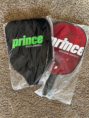 Prince Spectrum Graphite Pickleball Paddle, Red and White with Prince ...