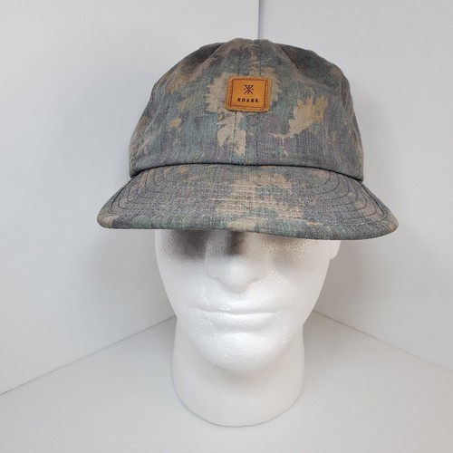 Roark Revival Adventure Ready Goods Snapback Camo Hat Leather Patch | eBay