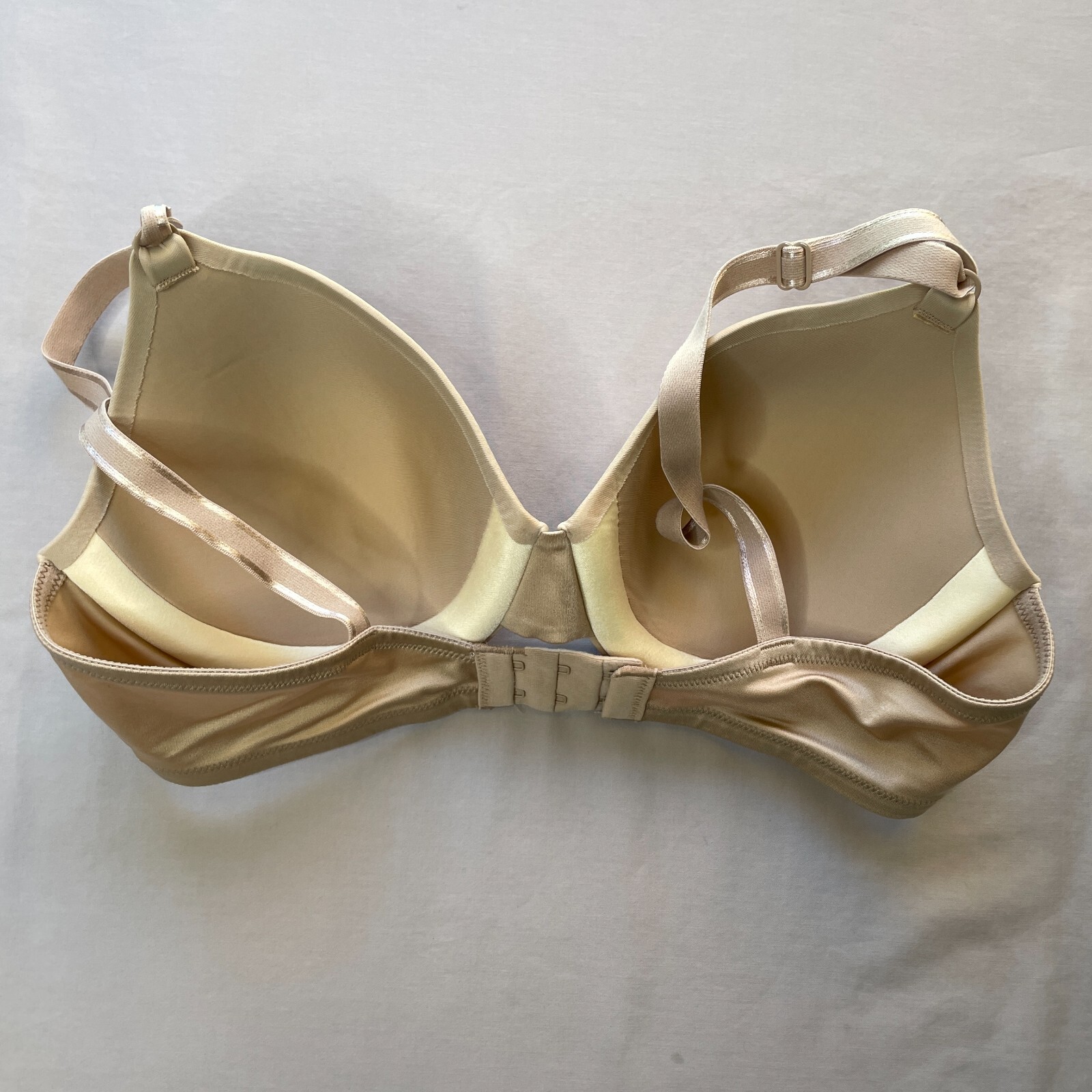 Warners Bra 36B Satin Padded Cups Back Smoothing Full Coverage 01593 | eBay