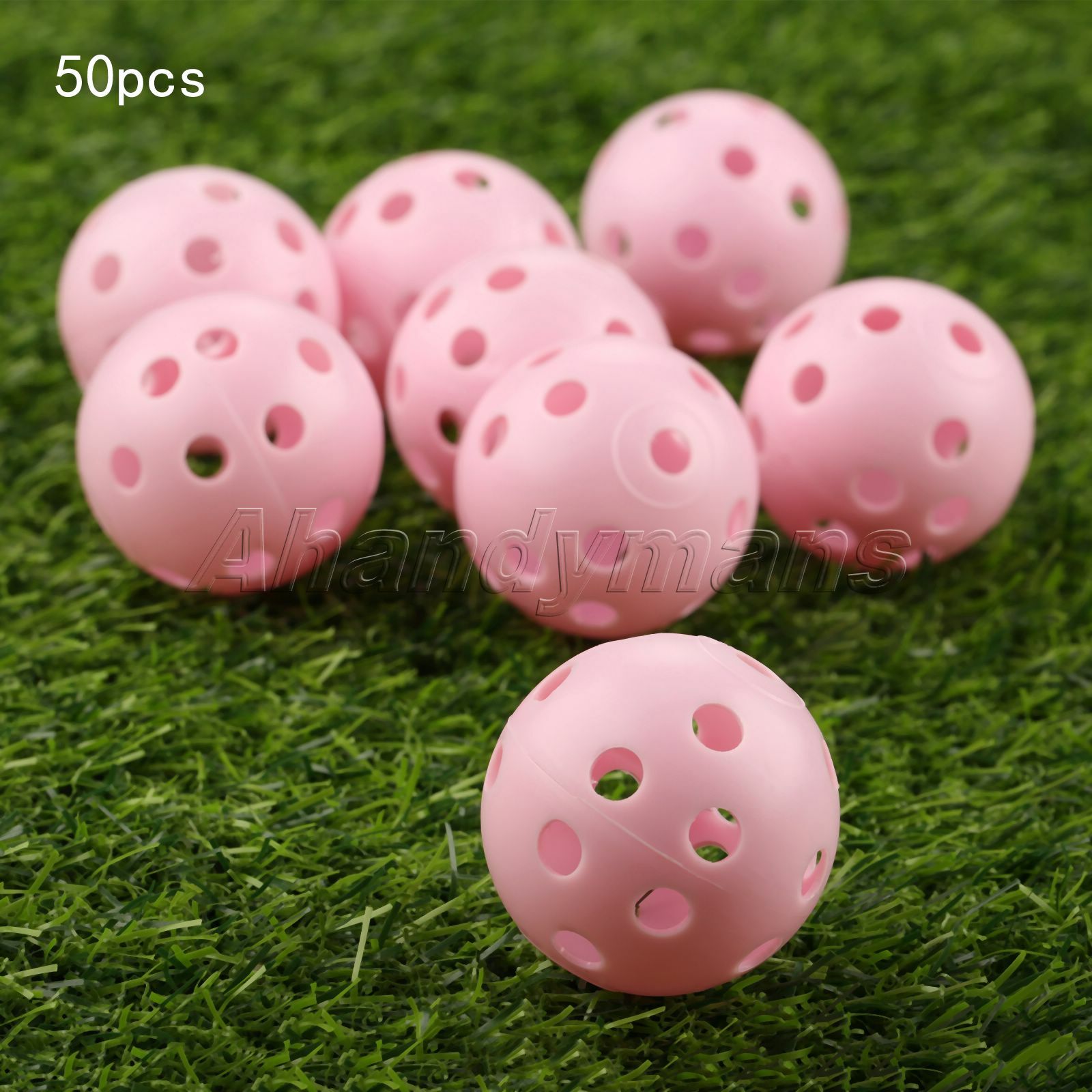 Airflow Hollow Perforated Plastic Tennis Golf Balls Practice Training Ball New | eBay