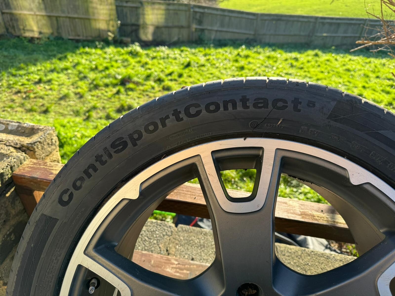 Genuine 20'' Maserati Levante Alloy Wheel With Continental Tyre P/N ...