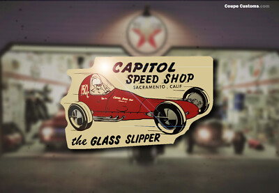 Capital Speed Shop Water Slide Decal Racing Hemi Flathead Sacramento ...