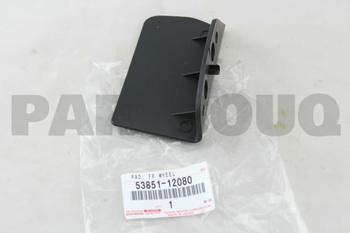 5385112080 Genuine Toyota PAD, FRONT WHEEL OPENING EXTENSION, RH 53851 ...