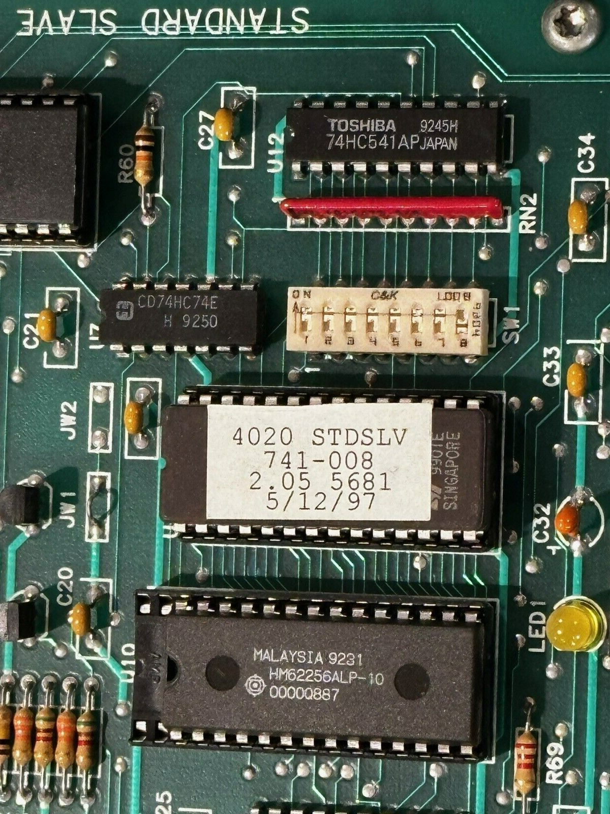 SIMPLEX 565-222 STANDARD SLAVE BOARD MODEL (FOR THE 4020 PANEL). 3 ...