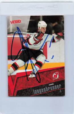 2003/04 Victory #108 Jamie Langenbrunner Devils Signed Auto *H2493 | eBay