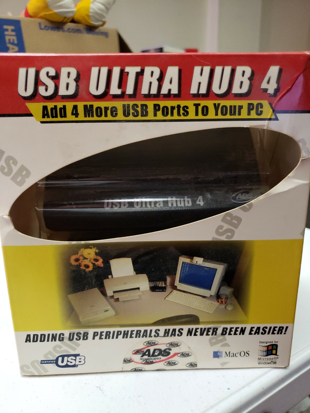 ADS Technologies USB Ultra Hub 4 Ports in the box | eBay