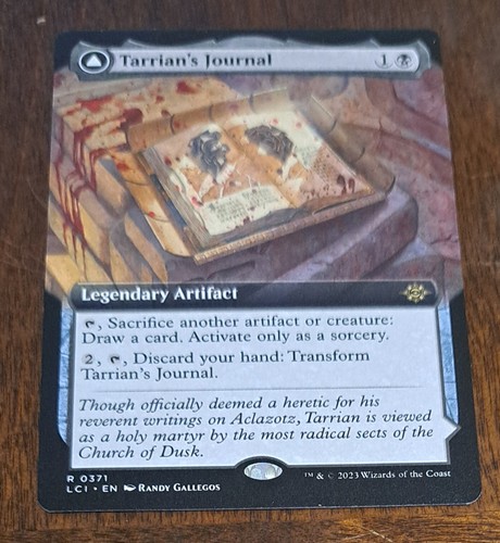 MTG Tarrian's Journal Extended Art - The Lost Caverns of Ixalan - 0371 ...