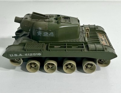READ Vintage 1960's REMCO US Army Bulldog Tank Toy Large USA Metal For ...