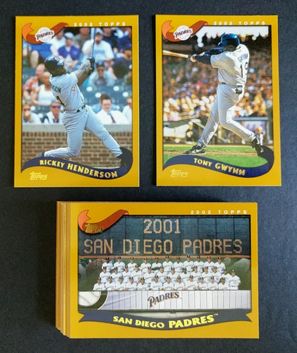2002 Topps SAN DIEGO PADRES 21 Card Team Set | eBay