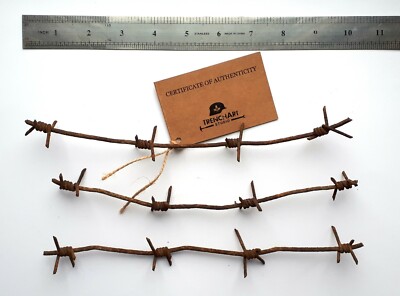 German Barbed Wire WWI original Trench Warfare Battle Relic Great War ...