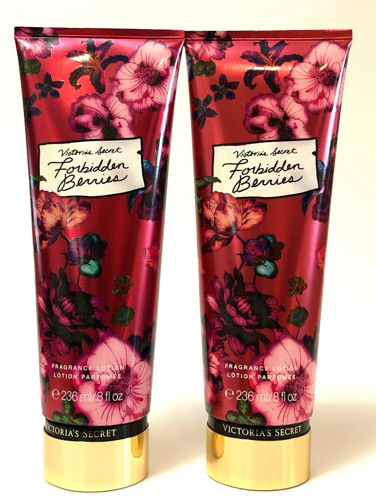 NEW 2 VICTORIA'S SECRET FORBIDDEN BERRIES WOMEN FRAGRANCE HAND BODY ...