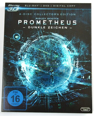 Prometheus - Dunkle Zeichen (+ Blu-ray + DVD + Digital Copy) 4 Disc | eBay.de