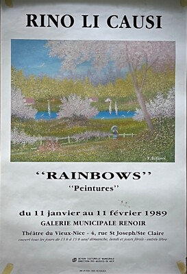 Rino Li Causes -poster French Pubblicitaria Original - '80 | eBay