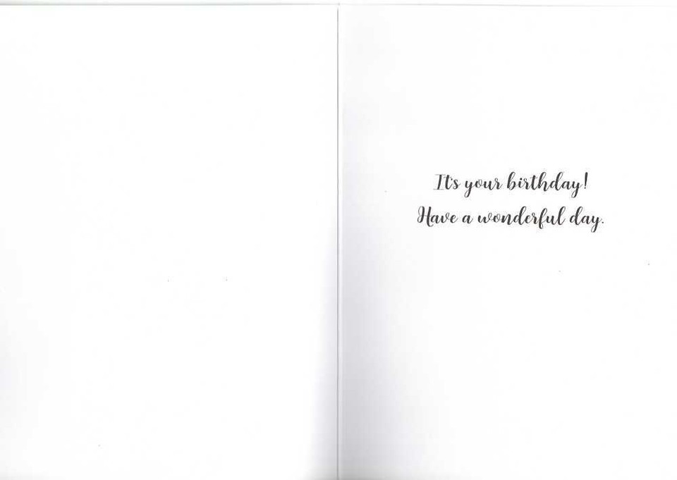 Make A Big Wish Candles Embellished Birthday Greeting Card Autograph ...