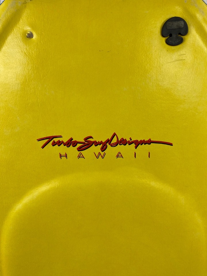 Vintage "Turbo Surf Designs" TURBO XTC Bodyboard with Fins Boogieboard ...