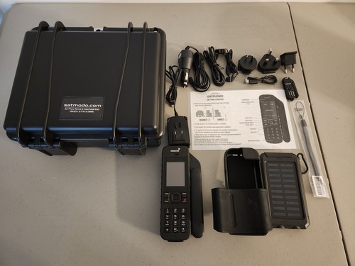 Inmarsat IsatPhone2 Satellite Phone Deluxe Kit with 100 Pre-Paid Min ...