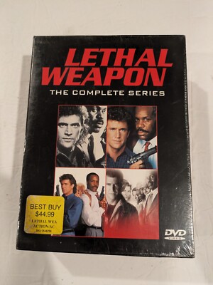 Lethal Weapon - The Complete Series (DVD, 1998, 4-Disc Set). NEW SEALED ...