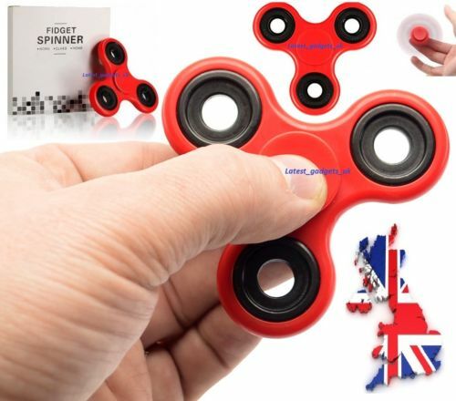 Aluminum Fidget Figit Finger Hand Spinner EDC Bearing STRESS Focus Toys ...