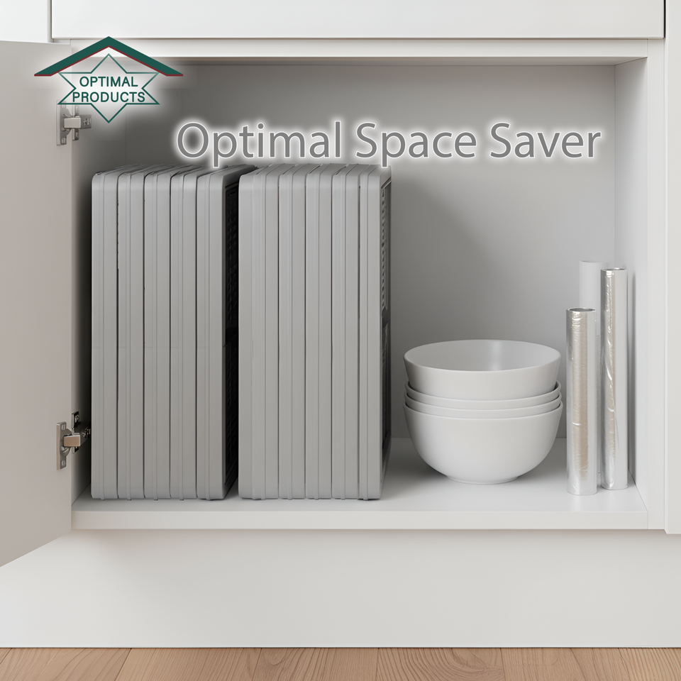 Strong Folding Collapsible Plastic Storage Crates Boxes Stackable ...