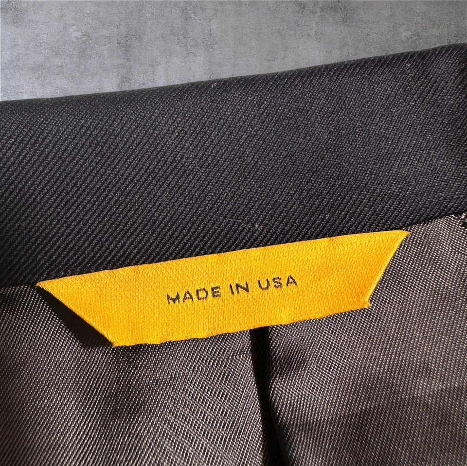 HICKEY FREEMAN Traveler WOOL Men’s Navy Blazer 42S Sport Coat Two ...