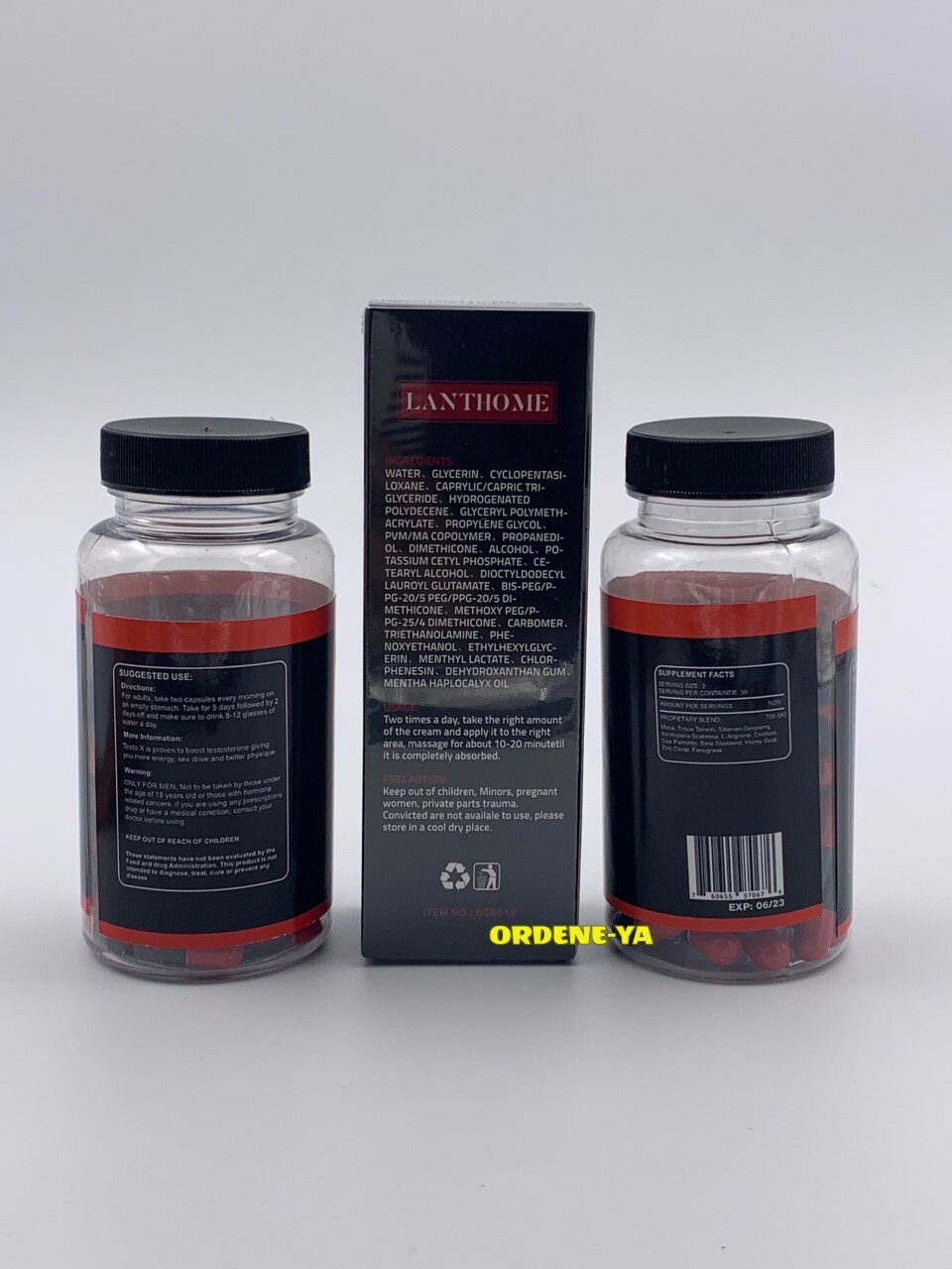 Testo Boost X Estimulante Sexual Health + Cream for Men | eBay