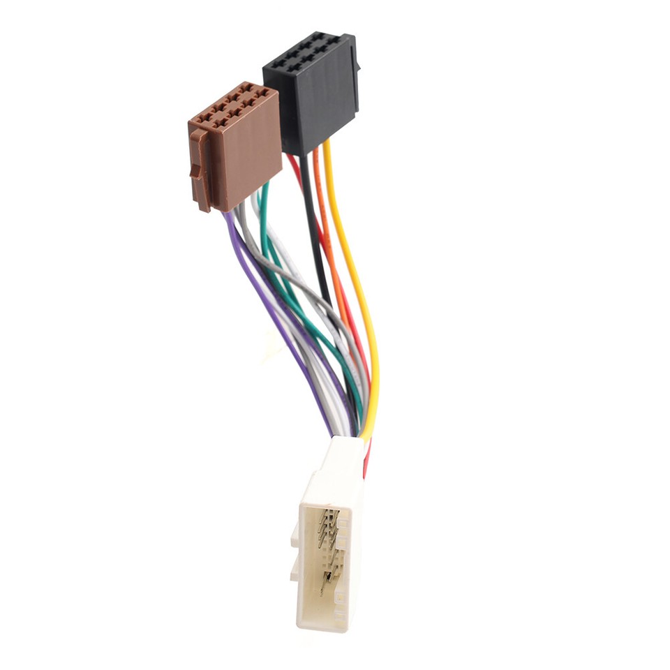 Fit Nissan Navara D40 ISO wiring harness adaptor cable connector lead ...