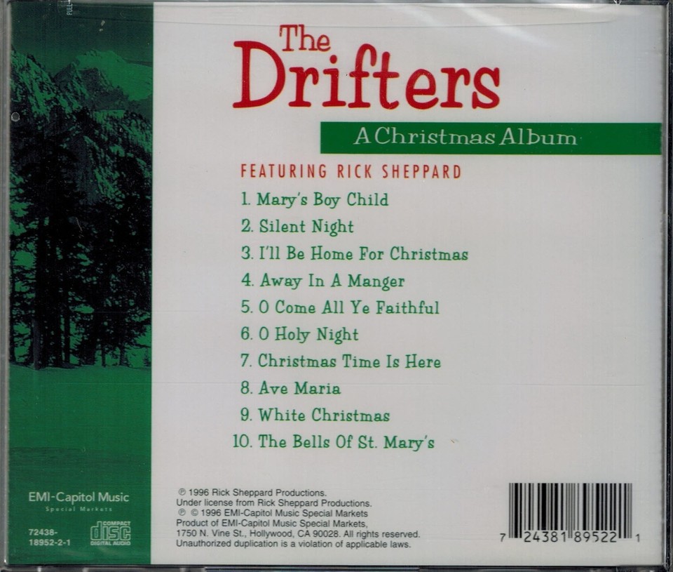 THE DRIFTERS - FEATURING RICK SHEPPARD - A CHRISTMAS ALBUM - NEW SEALED ...