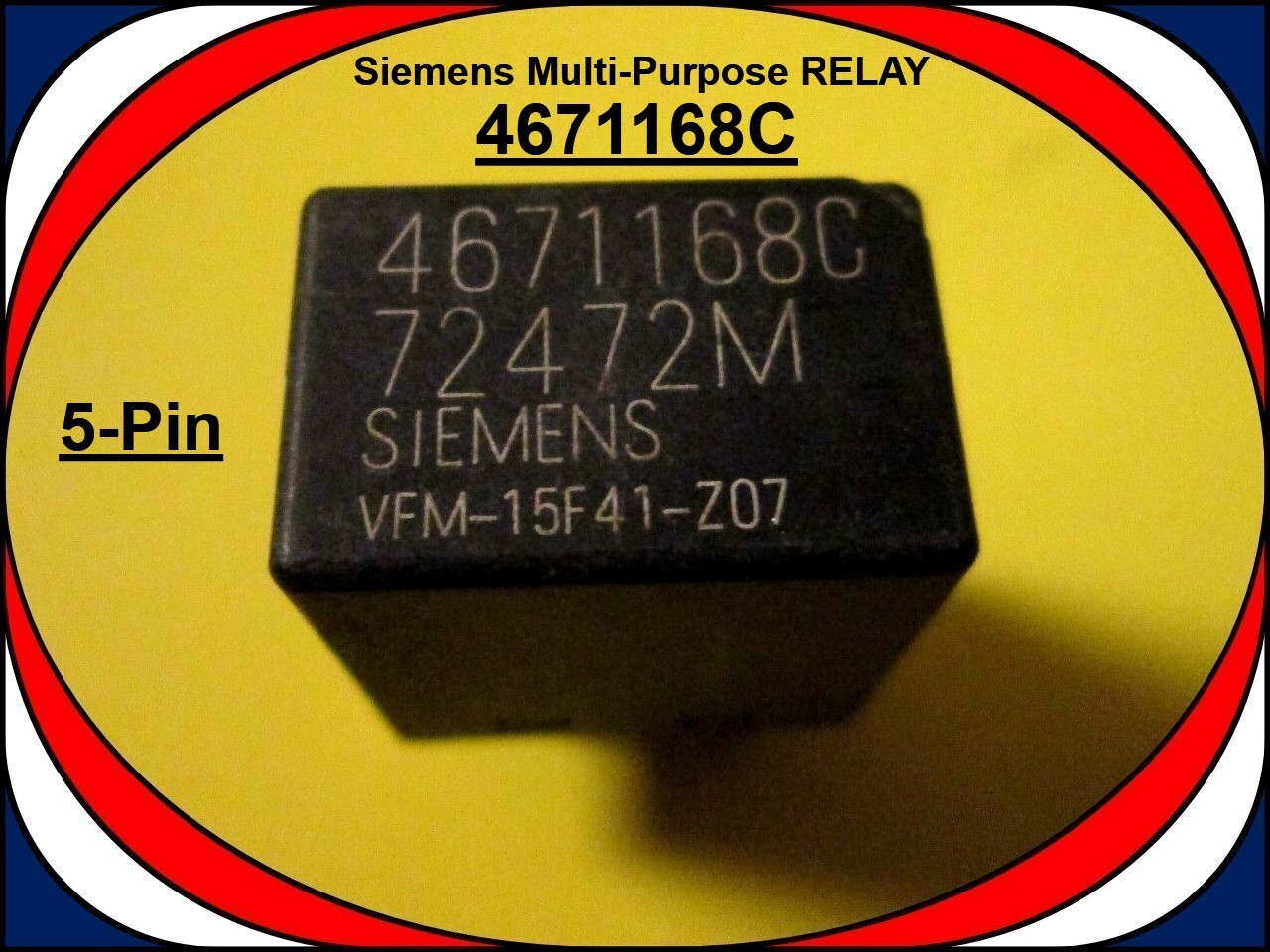 Chrysler Plymouth Dodge Jeep Eagle OEM Relay 4671168C Siemens VFM-15F41 ...