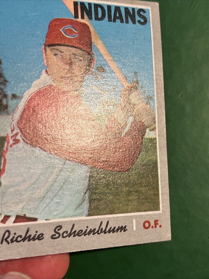 1970 Topps #161 VG Richie Scheinblum Cleveland Indians Baseball Card | eBay