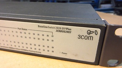 3Com 2928-SFP Plus Switch (3CRBSG2893) 24-Port Gigabit Switch with ...