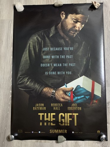 THE GIFT 27x40 2-sided Movie Theater Poster (2015) BATEMAN & HALL EUC ...
